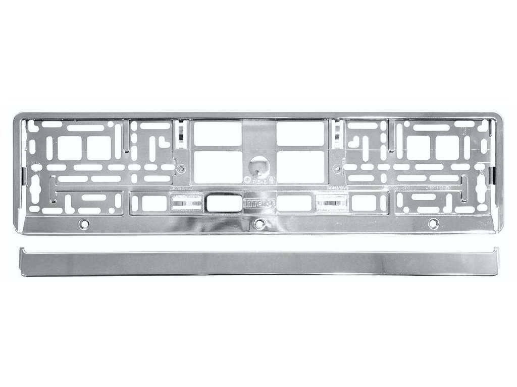 Podložka pod SPZ CHROM metallic | Autodoplňky-obchod.cz